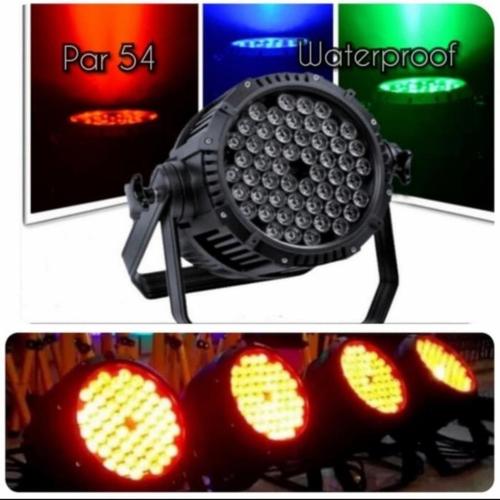 Jual lampu parled 54 full colour outdoor lampu outdoor par led 54 X 3 ...