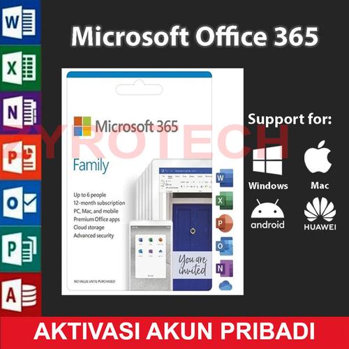 Jual Microsoft Office 365 Original 1TB Akun Pribadi 1 Year 1 User 5 ...