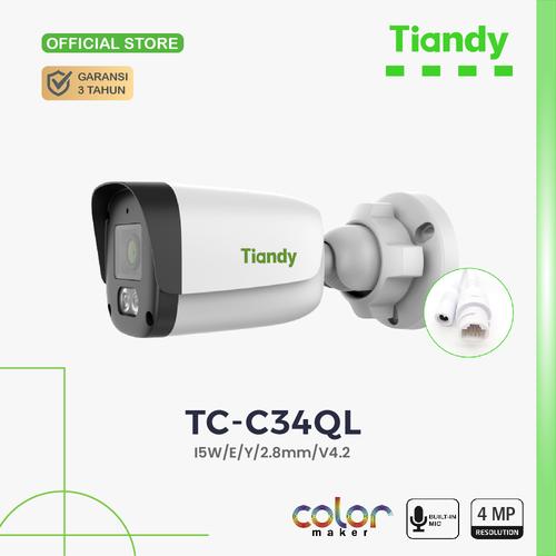 Jual Kamera CCTV Tiandy TC-C34QL Spec:I5W/E/Y/2.8mm/V4.2 4MP Mic ColorMaker - Jakarta Barat ...