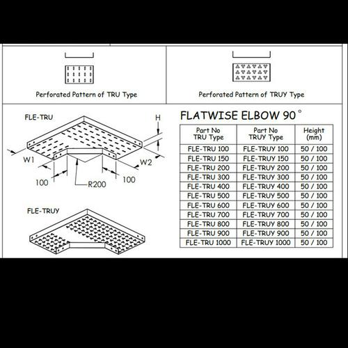 Jual Cable Tray Elbow/Kabel Siku/Elbow tray Elektro 50x50 Plat 1.2 SPHC ...
