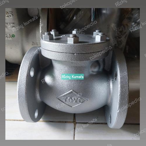 Jual Swing Check Valve TOYO Cast Iron Flange Jis 10K 2 1/2" 2.5" Inch ...