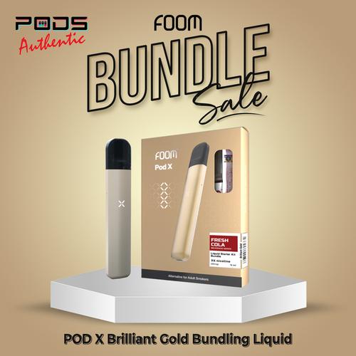 Jual FOOM Pod X Bundling Liquid - Brilliant Gold - Jakarta Pusat - PODS ...