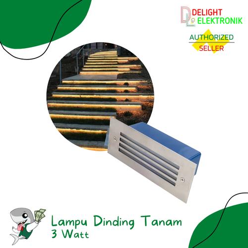 Jual Lampu Tanam Tangga LED Persegi Panjang 3W Watt - Garis - Jakarta ...