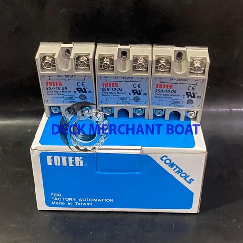 Jual FOTEK Solid State Relay SSR-10DA Fotek 10 DC to AC - Jakarta Selatan - Deck Merchant Booat ...