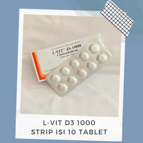 Jual L-VIT D3 1000 STRIP ISI10 TAB - Kota Bandung - JeansPharmaTech ...