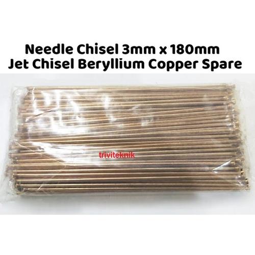 Jual isi refill beryllium copper jet chisel needle scaler,spare part ...