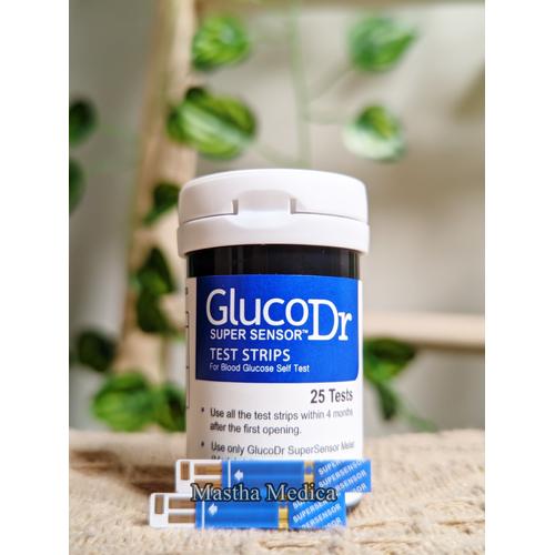 Jual Refill Stik Stick Strip Gula Darah GlucoDr Gluco Dr Super Sensor ...