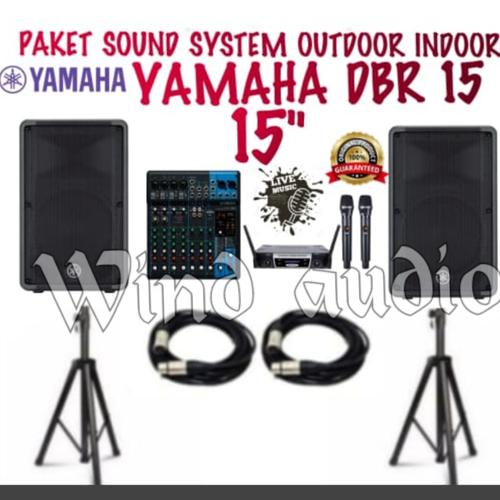 Jual PAKET SOUND SYSTEM OUTDOOR INDOOR CAFE AULA RESTO YAMAHA DBR 15 ...