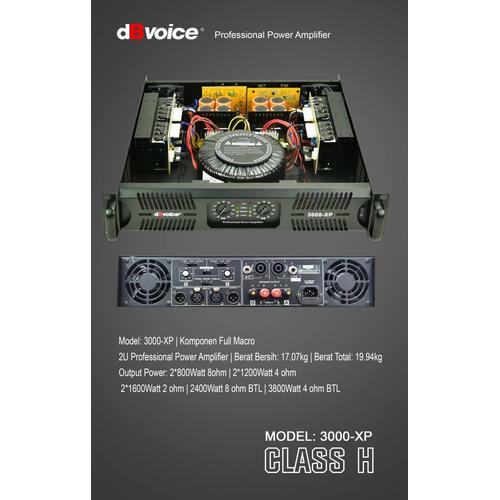 Jual POWER AMPLIFIER DBVOICE 3000XP 3000 XP ORIGINAL - Jakarta Barat ...