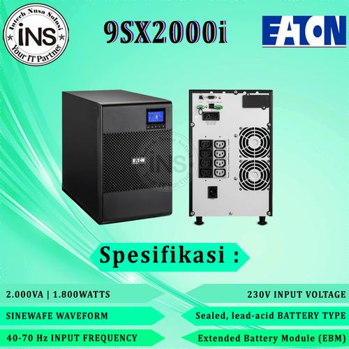 Jual EATON UPS ONLINE POWERWARE 9SX2000i 9SX 2000I 2000VA 1800WATT - Jakarta Pusat - Intech Nusa ...
