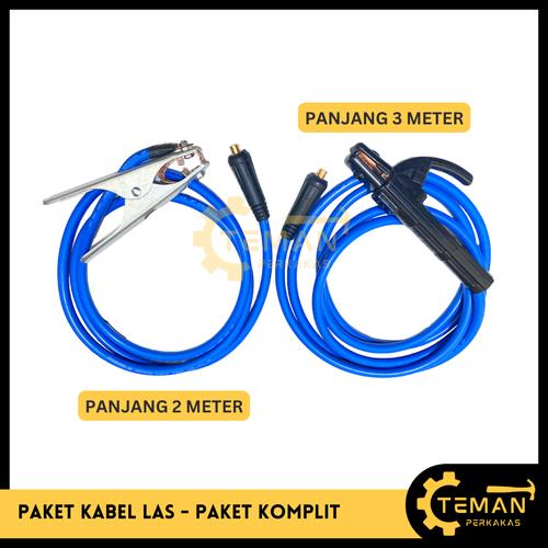 Promo PAKET KOMPLIT Kabel Las + Tang Las + Tang Massa / SET Kabel Las ...