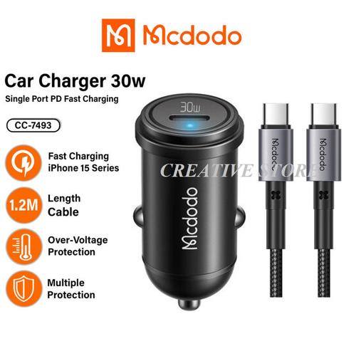 Jual Car Charger Mobil MCDODO CC-7493 PD 30W Type C Fast Charging - Kab. Bekasi - CREATIVE STORE ...