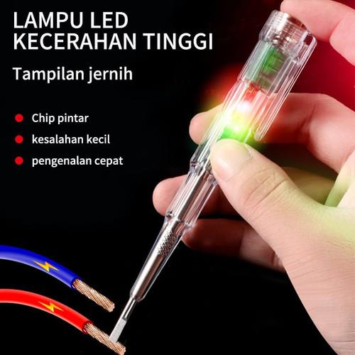 Jual Tespen Obeng Tester Listrik Test Minus Sensor With Indicator Dual ...