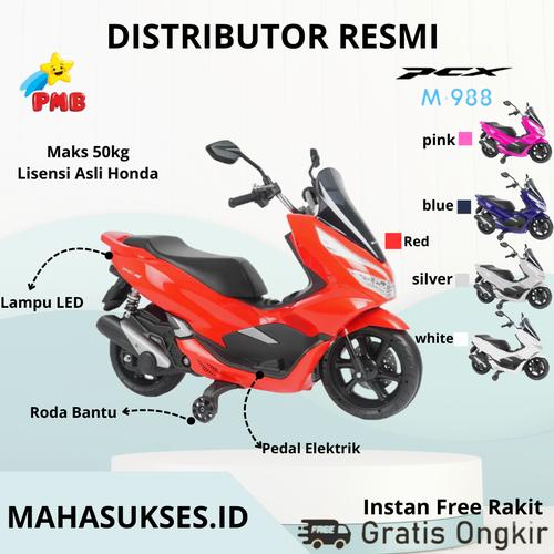 Jual MOTOR AKI ANAK LISENSI HONDA PCX M988 MUSIK LAMPU DIJAMIN UNIT ...