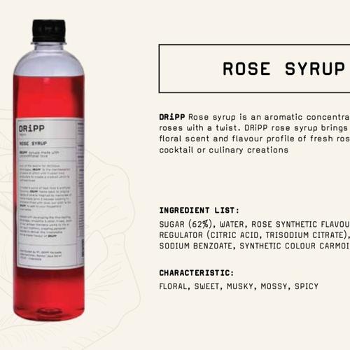 Jual DRiPP Rose Syrup - Kota Palembang - Nostalgie Horeca Supply ...