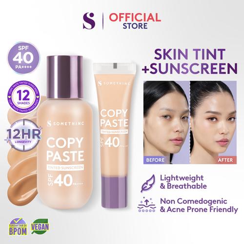 Jual SOMETHINC Copy Paste Tinted Sunscreen SPF 40 PA++++ Skin Tint ...