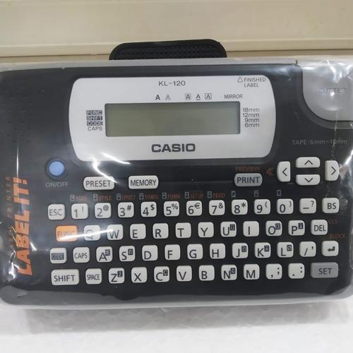 Jual Casio Label printer/CASIO Ez-Label/CASIO KL-120W/READY/ORIGINAL ...