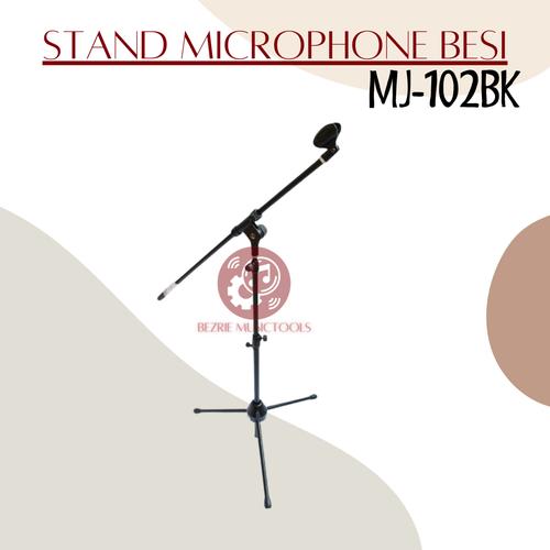 Jual Stand Microphone Panggung Full Besi Hitam With Boom - Jakarta ...