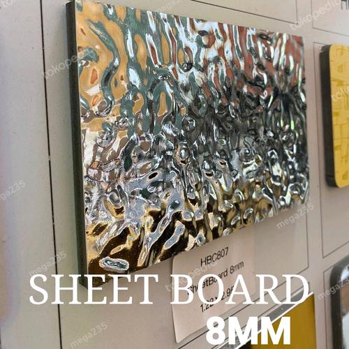 Jual PVC sheet board 8mm wallpanel silver PVC panel - HBC 812 - Kota ...