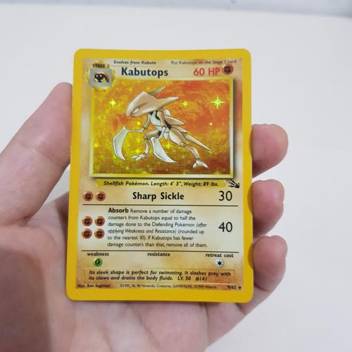 Jual Kartu pokemon tcg kabutops holo fossil 1999 vintage 9/62 original rare - Kota Surabaya ...