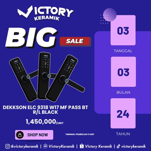 Jual SMART LOCK - ELECTRONIC LOCK DEKSON ELC 9318 MF PASS BT - W17 ...