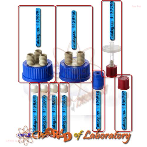 Jual DURAN GL45 Screw Connection Cap System with 2 or 3 Port ...