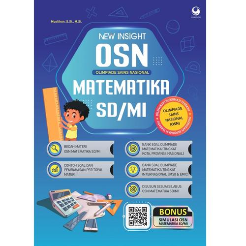 Jual Buku OSN Matematika SD/MI Kumpulan Materi dan Soal Olimpiade Sains - Kab. Tangerang ...