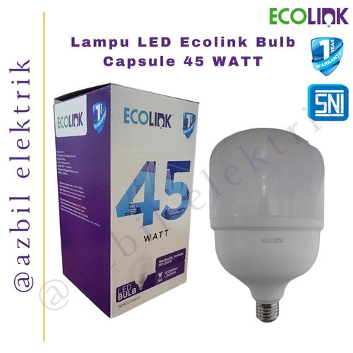 Jual Lampu LED Ecolink Bulb Capsule 45 WATT E27 Bohlam Putih - Kota ...