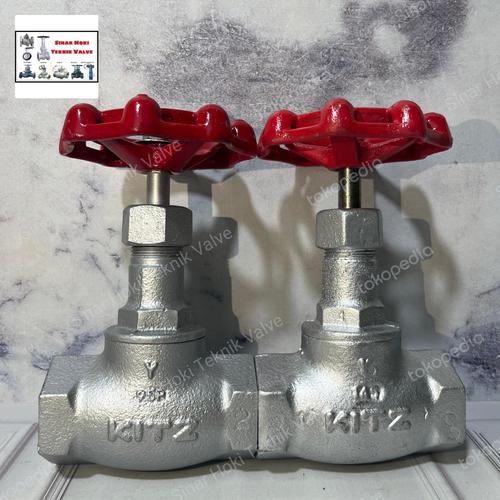 Jual Globe Valve Kitz 1/2" inch fcd-s DN15 JIS 10K cast iron steam drat ...