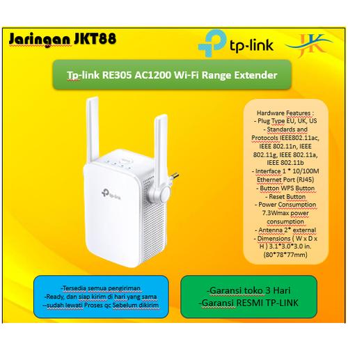Jual Tp-link RE305 AC1200 Wi-Fi Range Extender - Jakarta Pusat ...