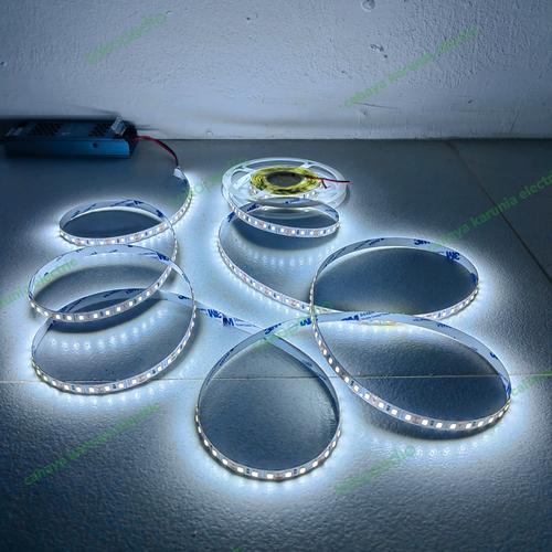 Jual Lampu LED strip 2835 12v 5 meter 120 led 10,000k crystal white 12 ...