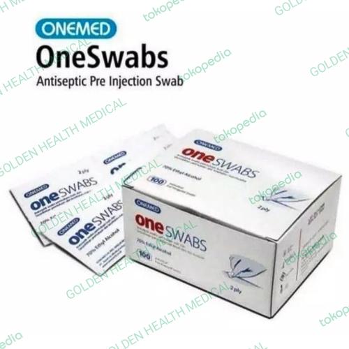 Jual one swabs/alcohol swabs onemed box isi 100 pcs - Jakarta Timur ...