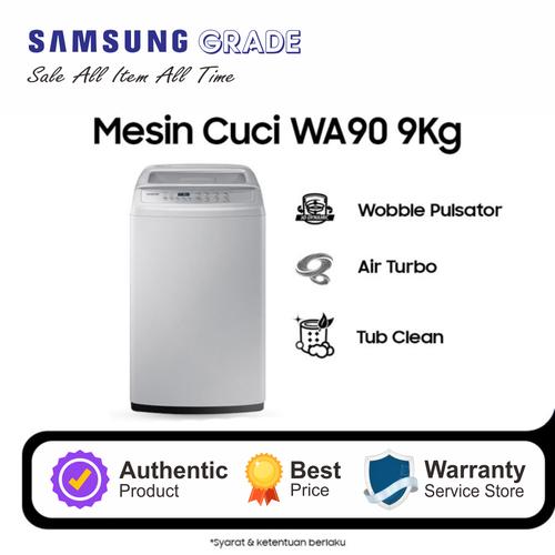 Jual SAMSUNG WA90 Top Load Wobble Technology 9.0 Kg WA90H4200SG - UNIT ...