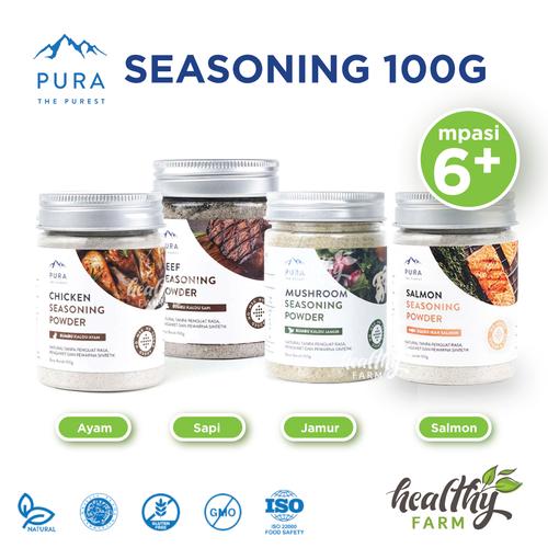 Jual PURA Seasoning 100g Bumbu Penyedap NO MSG /Kaldu Mpasi Ayam Sapi ...