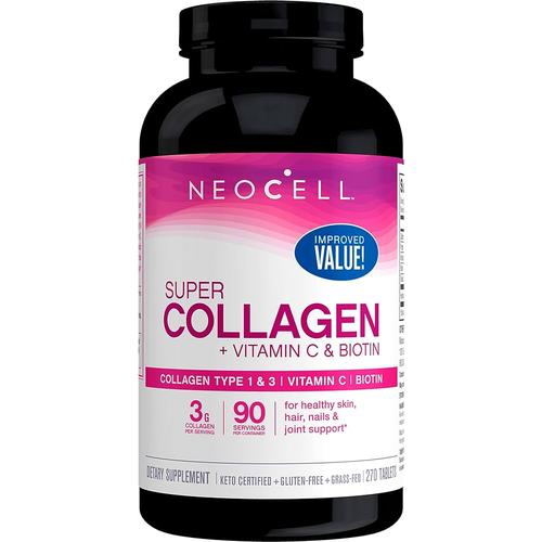 Jual NeoCell Super Collagen + Vitamin C & Biotin 180 tablet, Rambut ...