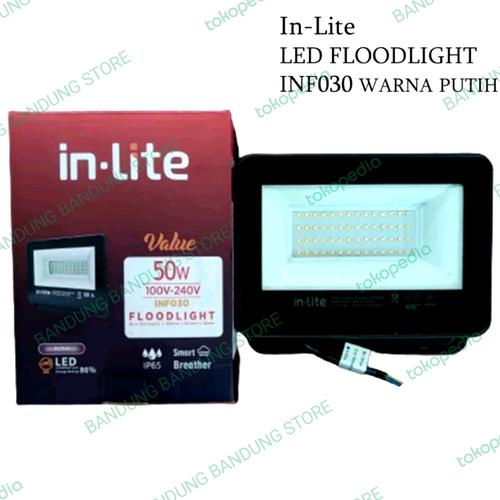 Jual INLITE IN-LITE LAMPU SOROT LED VALUE 50W PUTIH FLOODLIGHT 220V ...