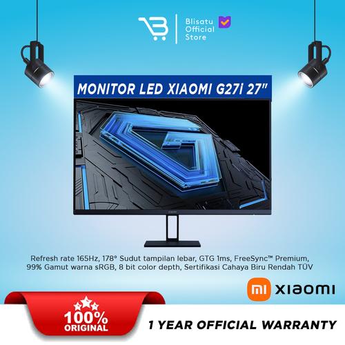Promo Monitor LED Xiaomi G27i 27" IPS 1080p FHD 165Hz 1ms HDMI DP VESA ...