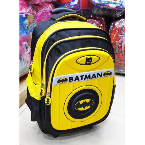 Jual Original TAS TROLLEY Dorong Sekolah SD - SuperHero Batman Body ...
