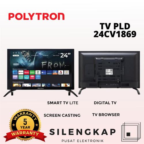 Jual POLYTRON LED Smart TV 24 Inch PLD 24CV1869 Youtube Mola Netflix - 24CV - Jakarta Barat ...
