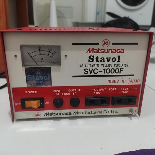 Jual Stabilizer 1000 Watt Stavol Matsunaga SVC-1000F Original Made in ...