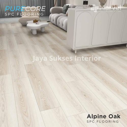 Jual SPC Lantai Kayu 5mm Marvel Purecore Motif Alpine Oak Klik System ...