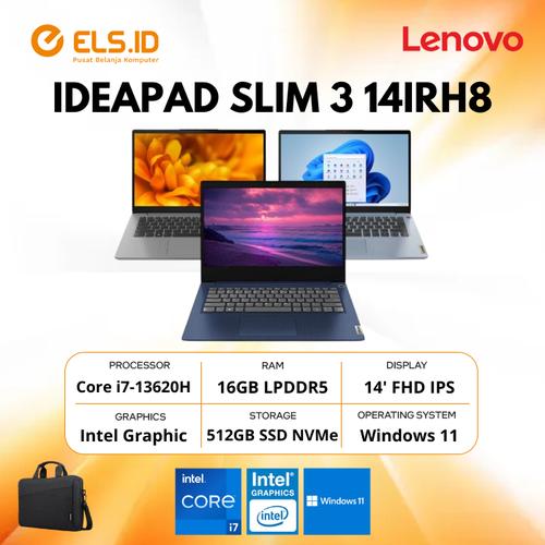 Promo Lenovo IdeaPad Slim 3-14IRH8 Intel i7-13620H 16GB SSD 512GB 14 ...