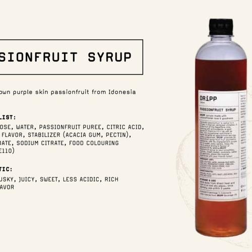 Jual DRiPP Passion Fruit Syrup - Kota Palembang - Nostalgie Horeca ...