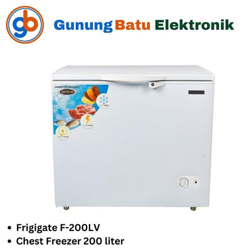 Jual FRIGIGATE Chest Freezer 200 liter F-200 LV Resmi Frizer Box F200 ...