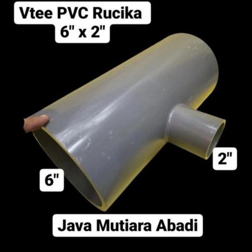 Jual VLOK TEE AW 6X2" FITTING PIPA PVC MEREK RUCIKA/REDUCING TEE/VLOCK ...
