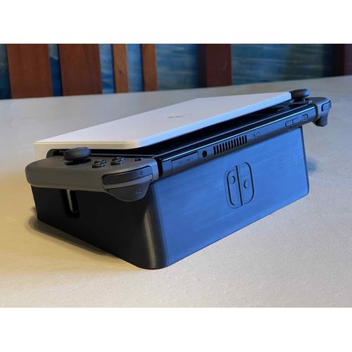 Jual Nintendo Switch OLED Horizontal Dock Cradle Holder Stand - Hitam ...