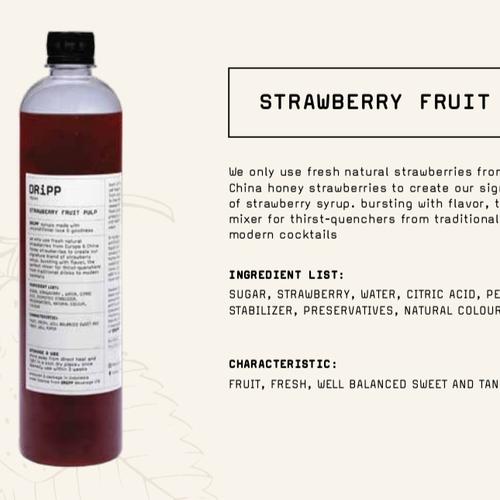 Jual DRiPP Strawberry Fruit Pulp - Kota Palembang - Nostalgie Horeca ...
