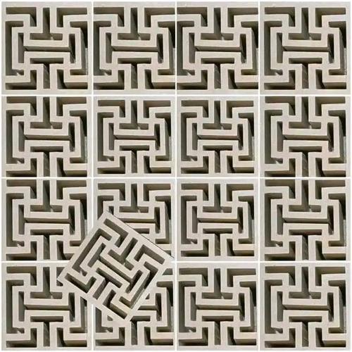 Jual roster beton minimalis motif labirin putih - Kota Depok - Roster ...