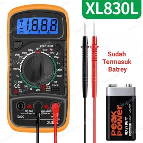 Jual Digital Multimeter Buzzer XL830L Avometer Multitester Digital ...