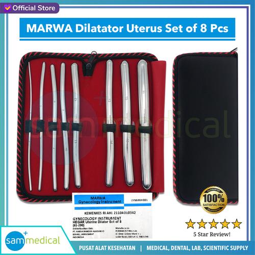 Jual MARWA Dilatator Uterus / Hegar Uterine Dilator / Busi Hegar set ...